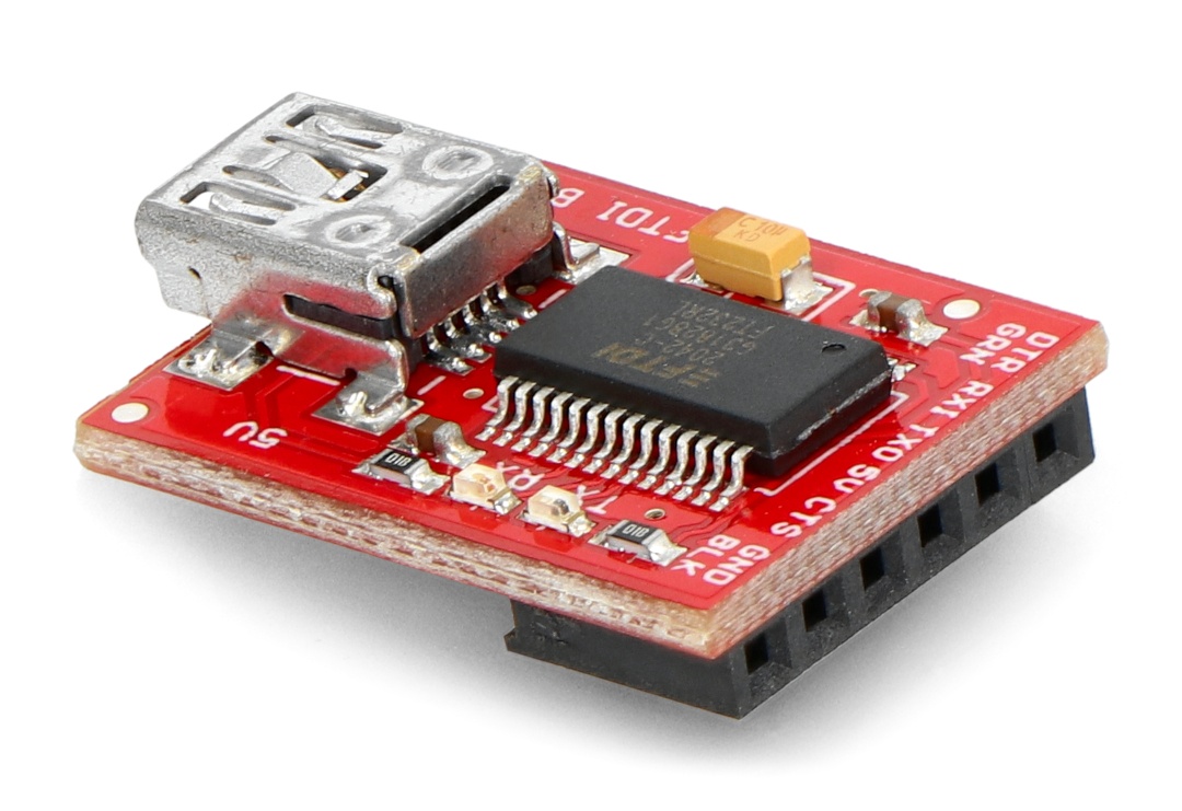 Konwerter USB-UART FTDI 5V miniUSB - SparkFun Sklep Botland