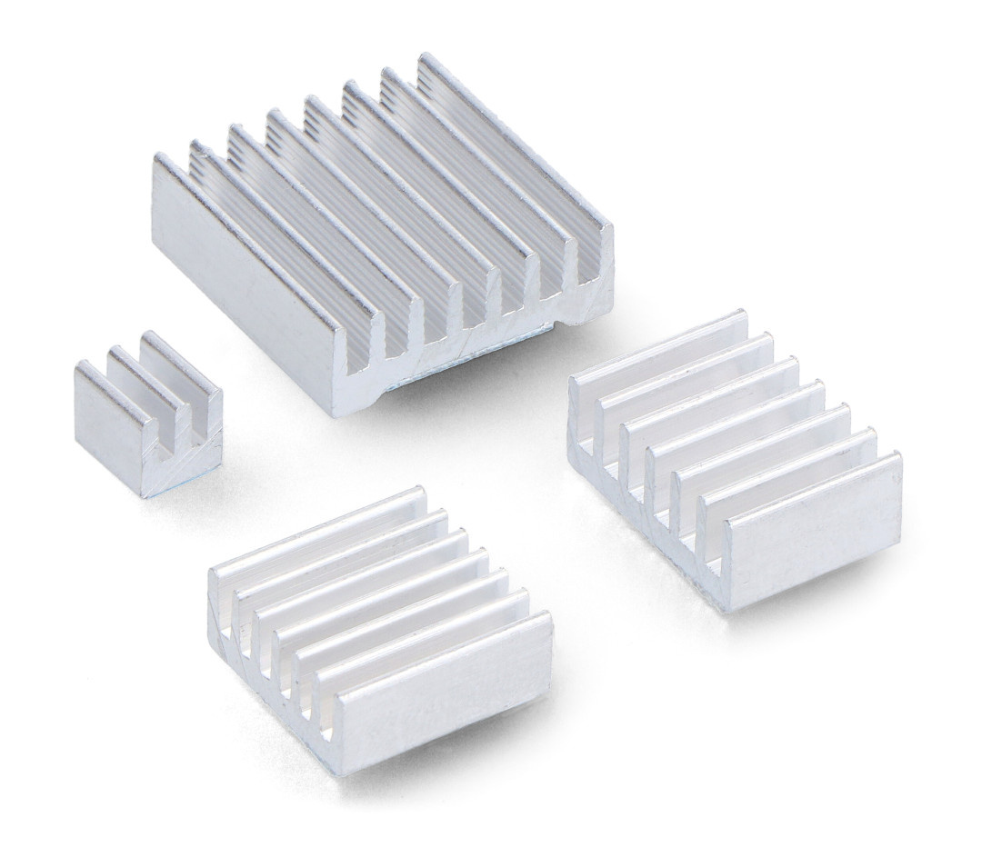 Zestaw radiatorów do Raspberry Pi 5 - z taśmą termoprzewodzącą ...