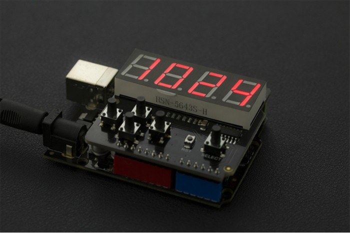 DFRobot LED Keypad Shield - nakładka dla Arduino Sklep Botland DFRobot LED Keypad Shield - nakładka dla Arduino Sklep Botland