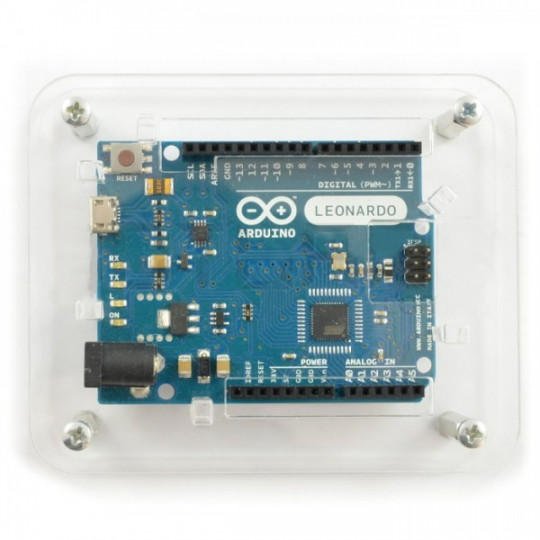 Obudowa do Arduino Uno i Leonardo - otwarta, przezroczysta Sklep Botland Obudowa do Arduino Uno i Leonardo - otwarta, przezroczysta Sklep Botland