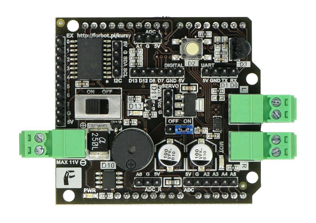 Forbot Robot Shield dla Arduino Sklep Botland